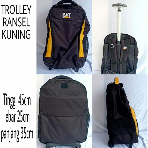 Jual TAS TROLLEY RANSEL CATERPILLAR ( KUNING , ABU ) - Jakarta Selatan ...