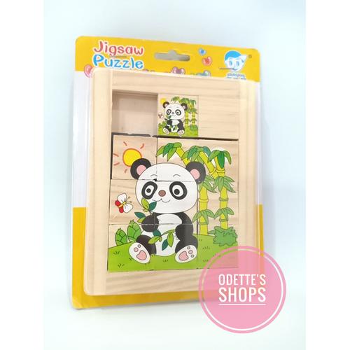 Jual Mainan Anak Jigsaw Puzzle Geser / Mainan Edukasi Kayu Anak ...