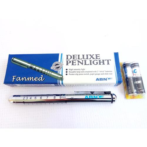 Jual Penlight Pen Light Senter Medis Deluxe ABN Diagnostic Lamp Mata ...