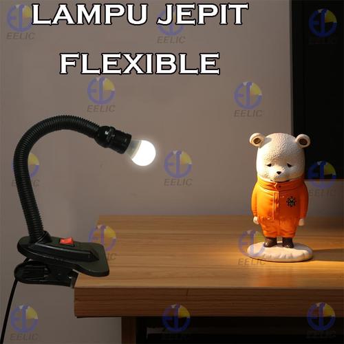 Jual EELIC ELC-J004 HITAM LAMPU MEJA -BACA - BELAJAR JEPIT FLEXIBLE+3w ...