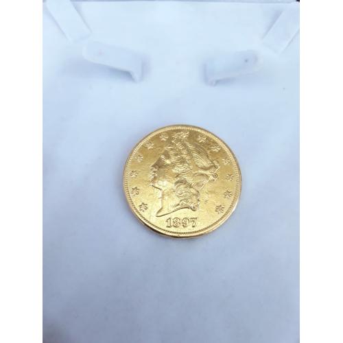 Jual DLM5 COIN EMAS DINAR USA TAHUN 1897 Gold Asli Perhiasan emas - Kab ...