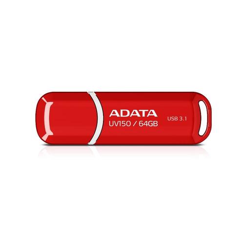 Promo ADATA FlashDrives UV150 - Flashdisk USB 3.1 Super Speed 64 GB Red ...