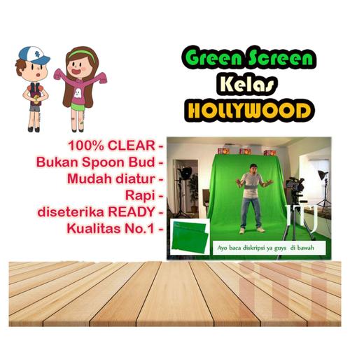 Jual 5x4 | 4x5 Background Foto Hijau Polos Green Screen greenscreen ...