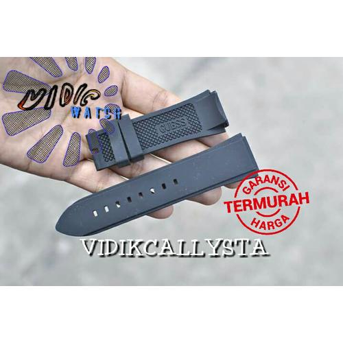 Jual TALI JAM GUESS PRIA HITAM KARET RUBBER STRAP GUESS MAN BLACK ...