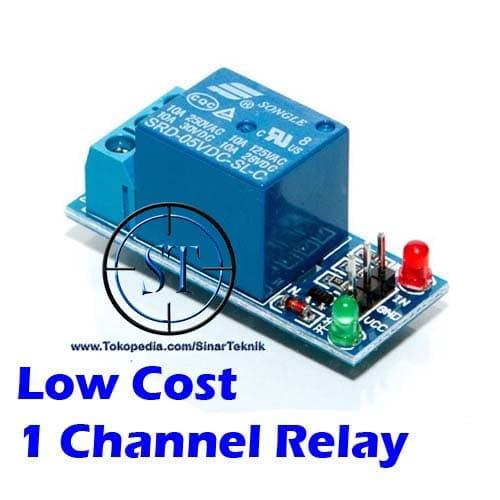 Jual LC Relay 1 Channel 5V Volt DC ( Output 250VAC / 30VDC 10A ) Biru ...