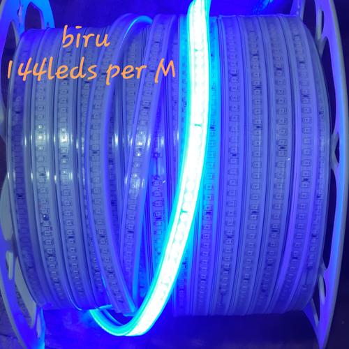 Jual Lampu Led strip 2835 smd 144leds per meter biru khusus meteran ...