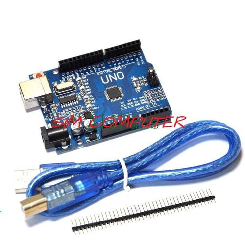 Jual Arduino UNO SMD R3 ATMEGA328 dan Kabel USB Header Clone - Kab ...