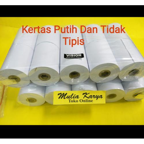 Jual Kertas Struk Kasir 75x65 HVS / Audit Rol 75 x 65 1 ply - Jakarta ...