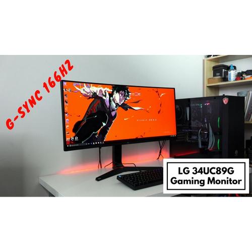 Jual LG 34UC89G-B LED CURVED IPS 34 " GAMING ULTRAWIDE FULL HD G-SYNC ...