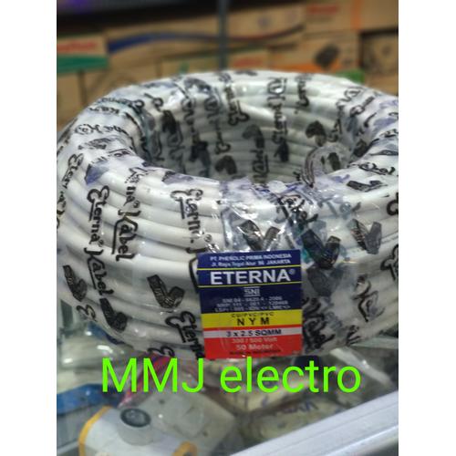 Jual Kabel Eterna/ Kabel Listrik Eterna 3x2,5 NYM per Meter - Kab. Bogor - Pusat Grosir Led MMJ ...