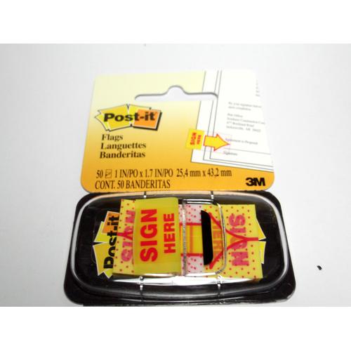 Jual Post It 3M Sign Here - Jakarta Utara - SRM Stationery | Tokopedia