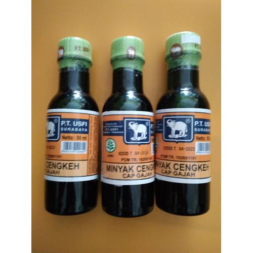 Jual MINYAK CENGKEH 50ML - MINYAK CENGKEH GAJAH - OBAT SAKIT GIGI ...