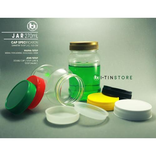 Jual BOTOL PET JAR 270ML , ISI 40PCS+KARDUS BERAT 2KG,WAJIB JNT - Hitam ...