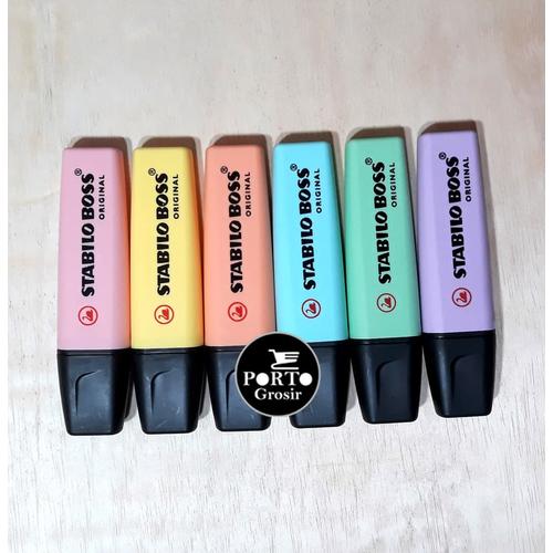 Jual Stabilo Boss Highlighter Pastel Colors Stabillo Original Color ...