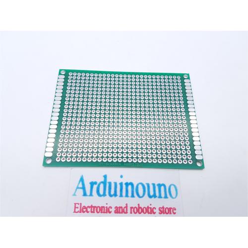 Jual PCB Dot Matrix 6x8 cm Double Layer Through Hole 6x8cm FR4 ...