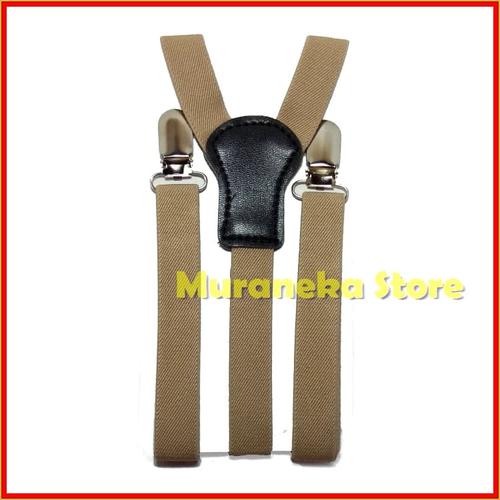 Jual Bretel Suspender KREM Cream Baju Dewasa Polos Tali Kodok Jojon ...