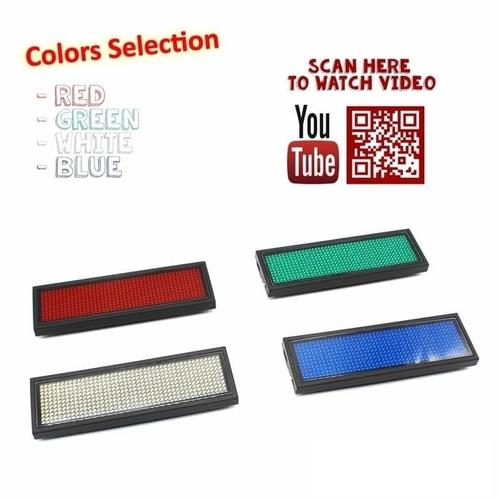 Jual LED Name Badge (WHITE) Papan Nama LED Berjalan - Putih - Jakarta ...