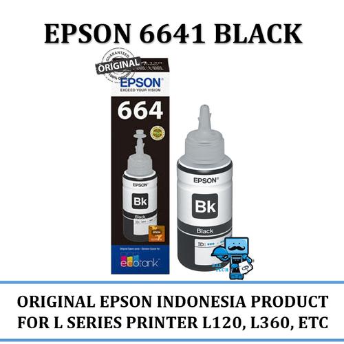 Jual Tinta Epson Original 6641 Black - For L110, L120,L210 (Dealer ...