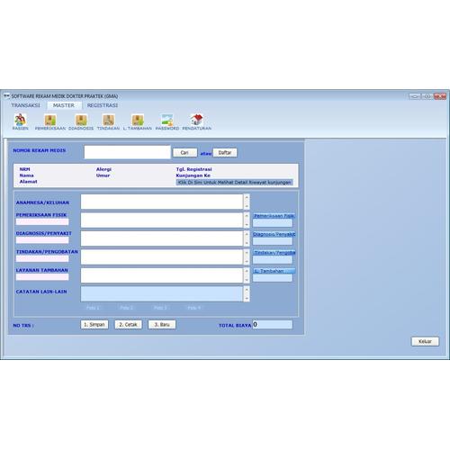 Jual GMA AAGMA PPC Per-PC Software Rekam Medis Dokter Praktek ...