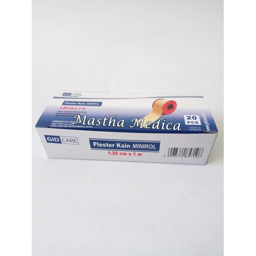 Jual Plester Kain Plester Luka roll Plaster Minirol 1,25cm x 1m Gidcare ...
