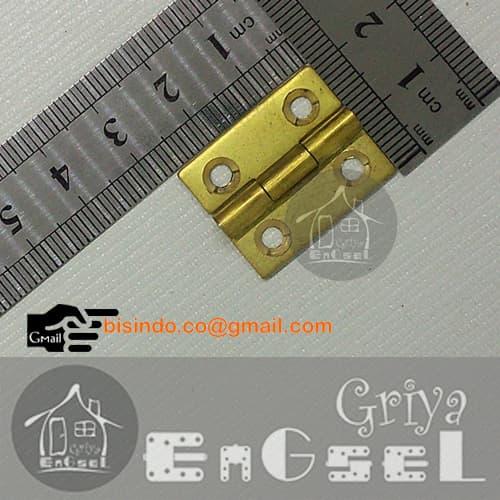 Jual Engsel Mini Tebal/25X20mm/Engsel Kecil Emas/Engsel Box/Kotak ...