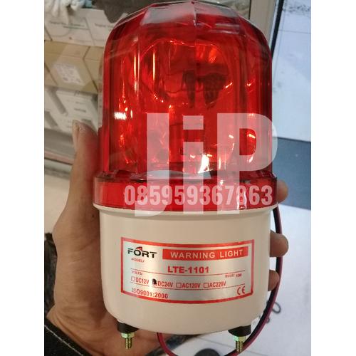 Jual Warning light / rotary lamp merah biru kuning 24v 220v 12v Fort ...