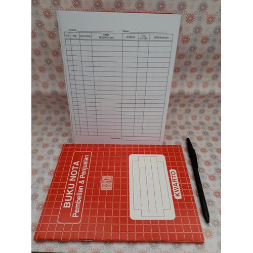 Jual Buku Nota Pembelian Penjualan Ukuran Kwarto - Kab. Tangerang - ATK ...