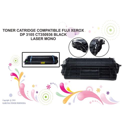 Jual TONER CARTRIDGE COMPATIBLE FUJI XEROX DP 3105 CT350936 BLACK MONO ...