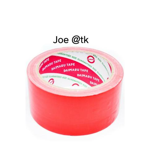 Jual Lakban Kain Daimaru Merah 48 mm x 12 m / 2 inch / Cloth Tape ...