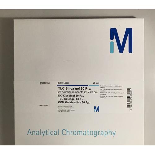 Jual MERCK 1.05554 PLAT KLT SILICA GEL 60 F254 / ECERAN PER UNIT ...