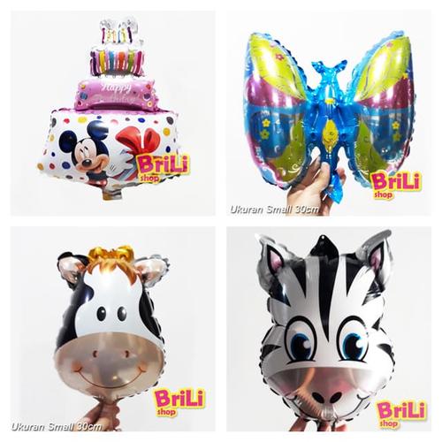 Jual Balon Foil Karakter Mini | Balon Ultah Small | GROSIR - Jakarta ...