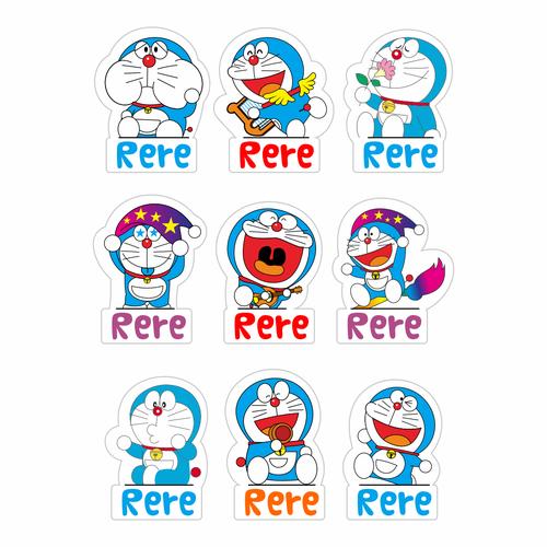 Jual Stiker Label Nama Doraemon Cutting - Kota Surakarta - Desain ...