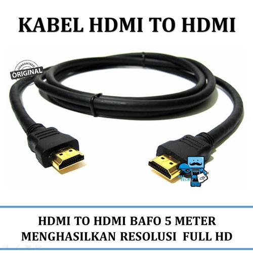 Jual Kabel HDMI BAFO 5 Meter High Quality Original - Jakarta Pusat - Das Technology | Tokopedia