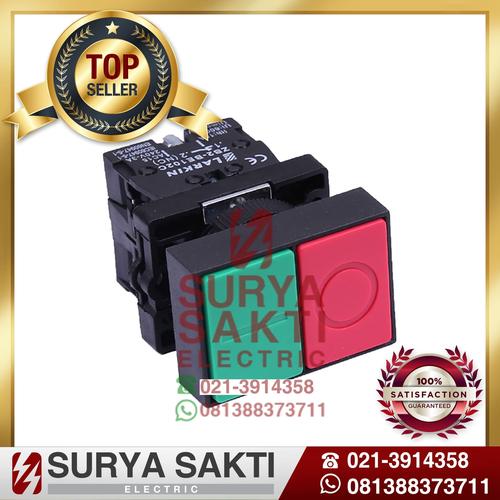 Jual DOUBLE HEAD PUSH BUTTON 220V LB2 - EL8325 RED + GREEN 1NO + 1NC ...