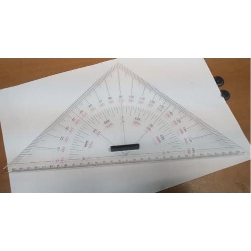 Jual segitiga navigasi kapal 300mm mistar,nautical triangle ...