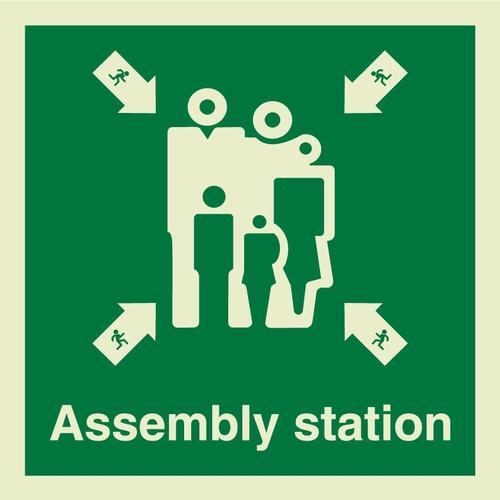 Jual Assembly station with text - IMO Symbol - Maritime Progress ...