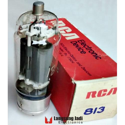 Jual New 813 RCA USA beam power tube NOS - tabung audio radio pemancar ...