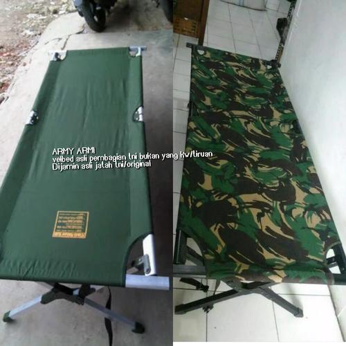 Jual Folding bed asli pembagian tni-velbed asli jatah tni-velbed ...