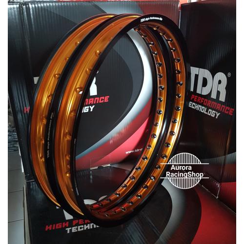 Jual Velg TDR Wx Shape Two Tone Set Ring 17 x 140 / 140 warna Black ...