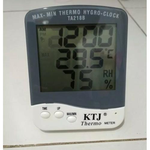 Jual KTJ Digital Thermo-Hygro Clock Pengukur Suhu Ruangan - Jakarta ...