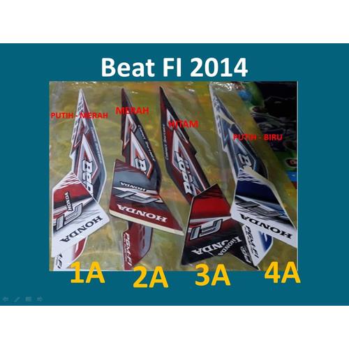 Jual Motor Honda Beat 2014 F1 A Stiker / Lis / Striping / Stripping ...