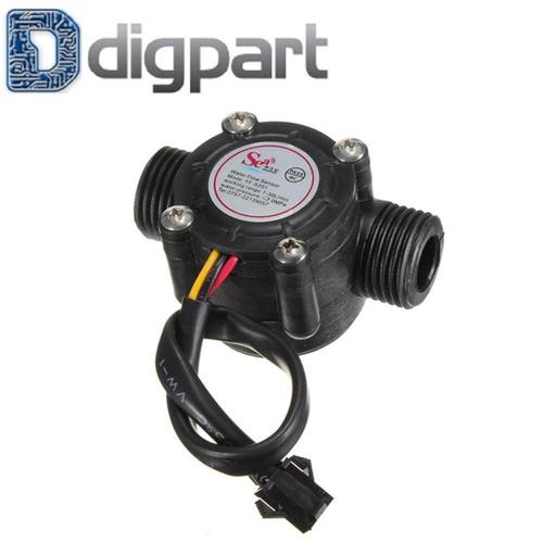 Jual Water Flow Sensor Flowmeter Pertamini 1-30L min For Arduino - Kota ...