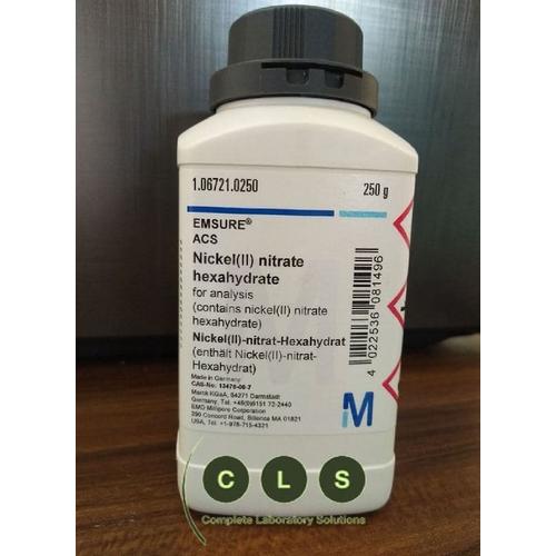 Jual MERCK 106721 Nickel(II) nitrate hexahydrate for analysis cap. 250 gr - Jakarta Pusat ...