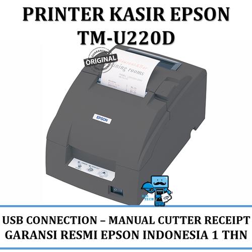 Jual Epson TM-U220 TM-U220D Receipt Printer USB Connection manual ...