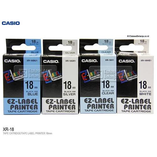 Jual CASIO XR-18 - TAPE LABEL PRINTER 18mm - Jakarta Pusat - EtalaseBelanja Store | Tokopedia