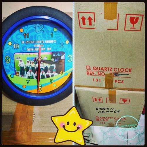 Jual Jam Dinding custom | BISA SATUAN / DESAIN CUSTOM - Kota Surabaya ...