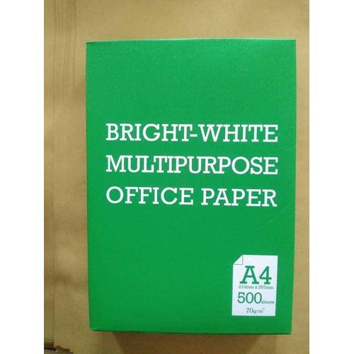 Jual KERTAS HVS A4 BRIGHT WHITE MULTIPURPOSE OFFICE PAPER ISI 500 ...