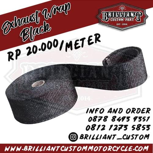 Jual Exhaust Wrap Gorilla untuk Pipa Knalpot - Hitam - Kota Depok ...