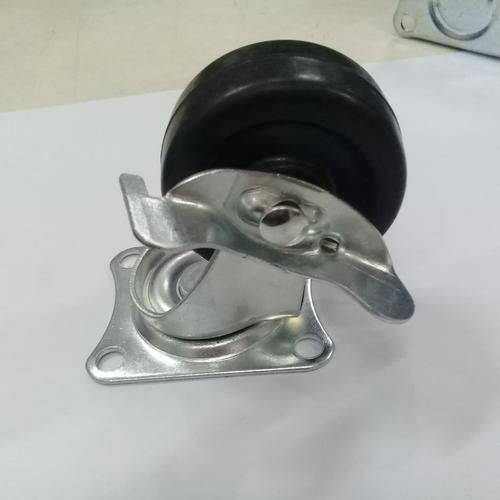 Jual Roda Caster 2"/Roda Karet/Roda Chiller 2 inch Dengan Rem (Hidup ...
