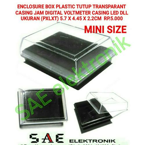 Jual MINI SIZE BLACK BOX HITAM KOTAK BENING BOX TRANSPARAN CLEAR BOX ...